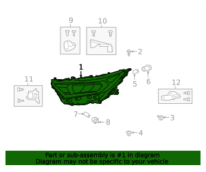 81130-42812 - Headlight Assembly 2019-2021 Toyota | AutoNationParts.com