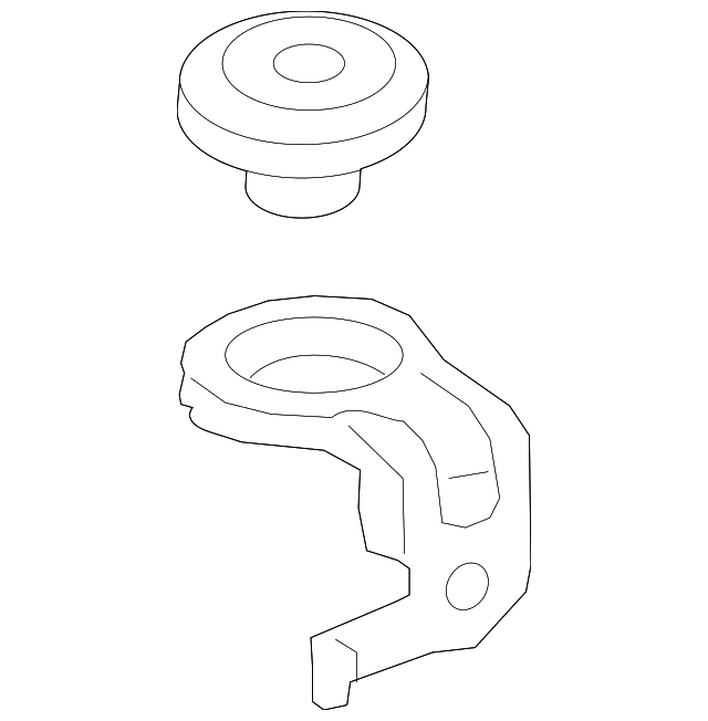 2018-2023 Toyota Air Cleaner Assembly Mount Bracket 17119-F0010 ...