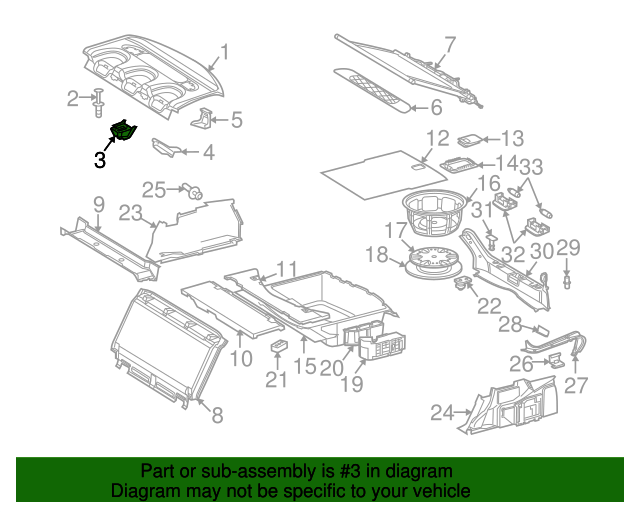 000-991-41-70 - Pkg Tray Trim Clip 2006-2011 Mercedes-Benz | Mercedes ...