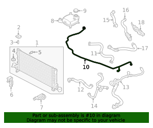 32224972 - Overflow Hose - 2019 2020 Volvo XC40 | Volvo OEM Parts Direct