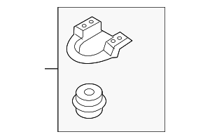 2012-2017 Hyundai Veloster Upper Mount 25333-2V000 | QuirkParts