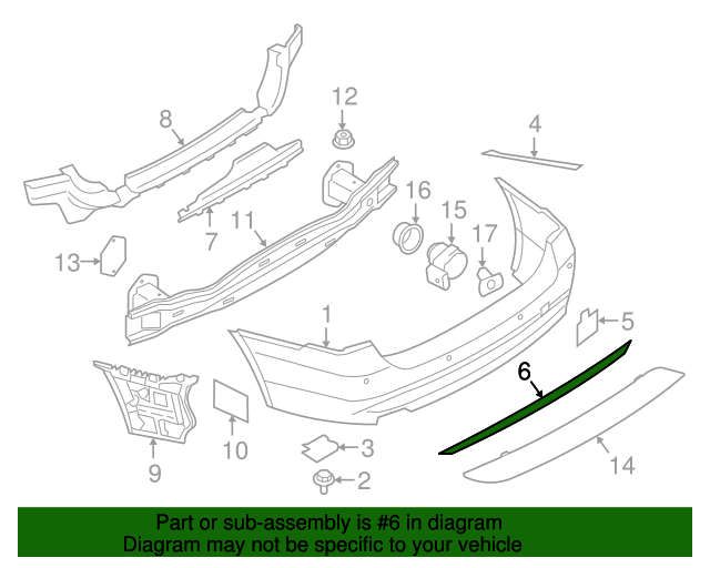 Genuine BMW 51-12-7-384-571 | Molding Strip, Black | FREE Shipping on ...