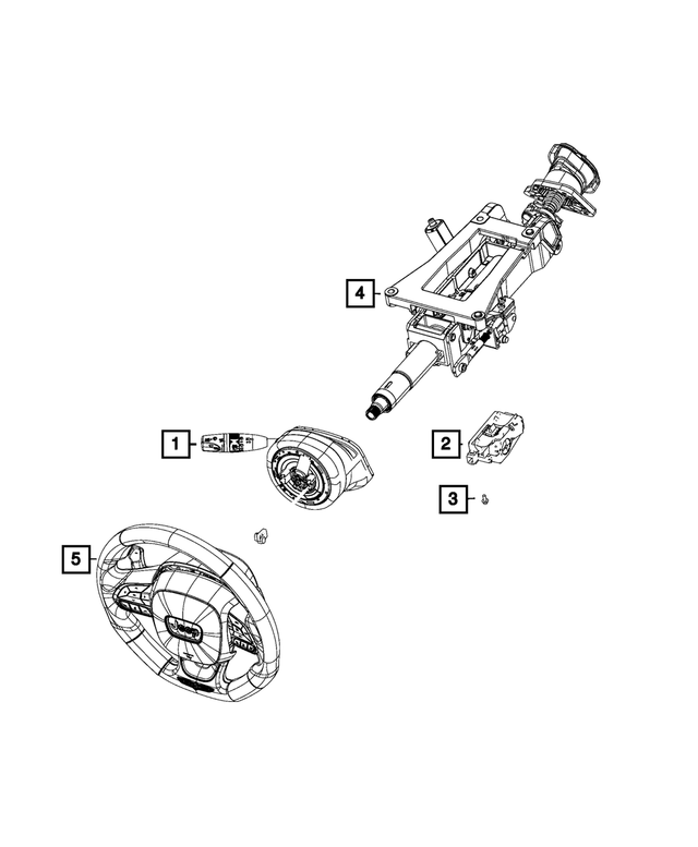 2022 Jeep Grand Cherokee WK Steering Column Lock Module 68166372AC | My ...