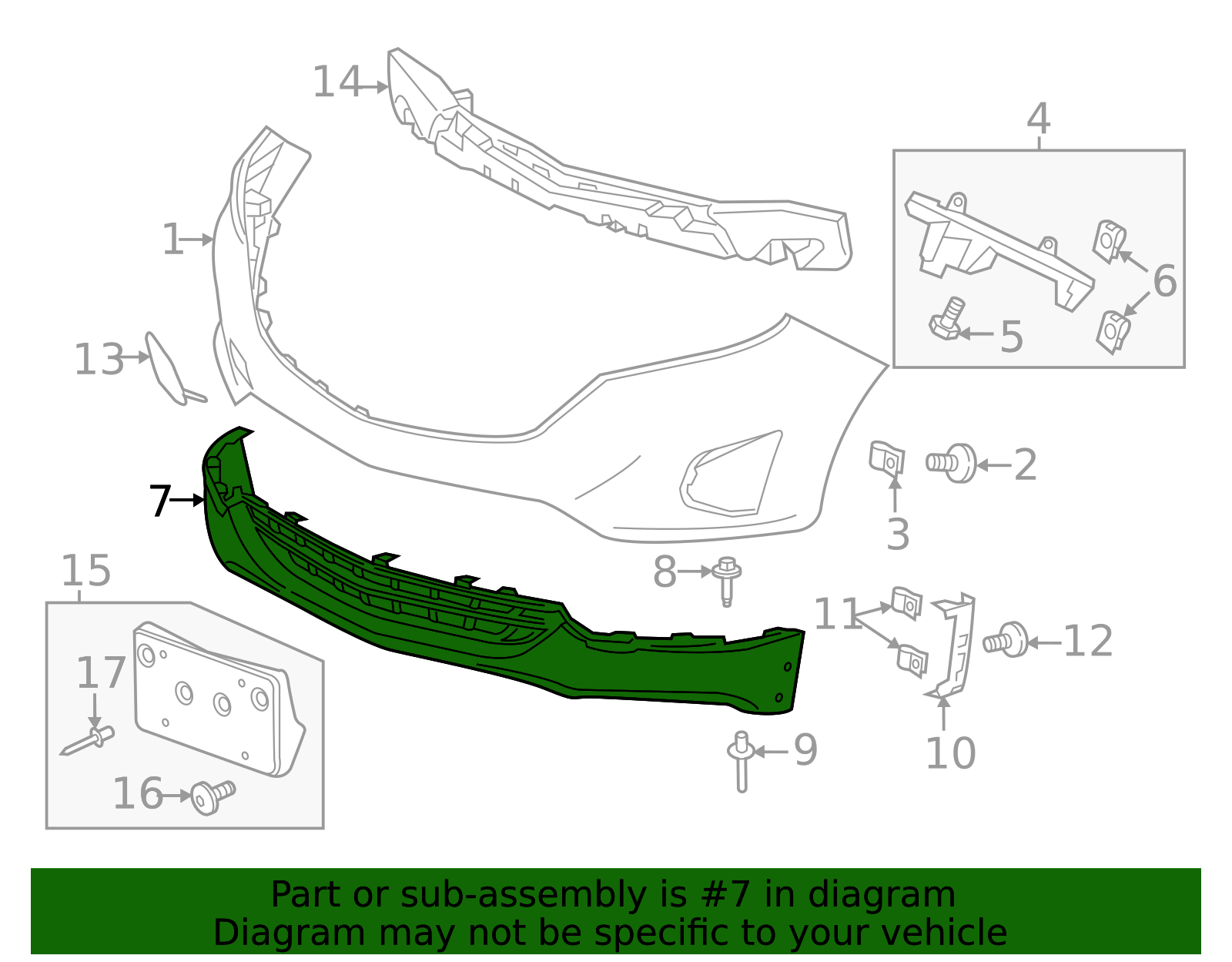 2018-2021 Chevrolet Equinox Front Bumper Lower Fascia 84150754 | GM ...
