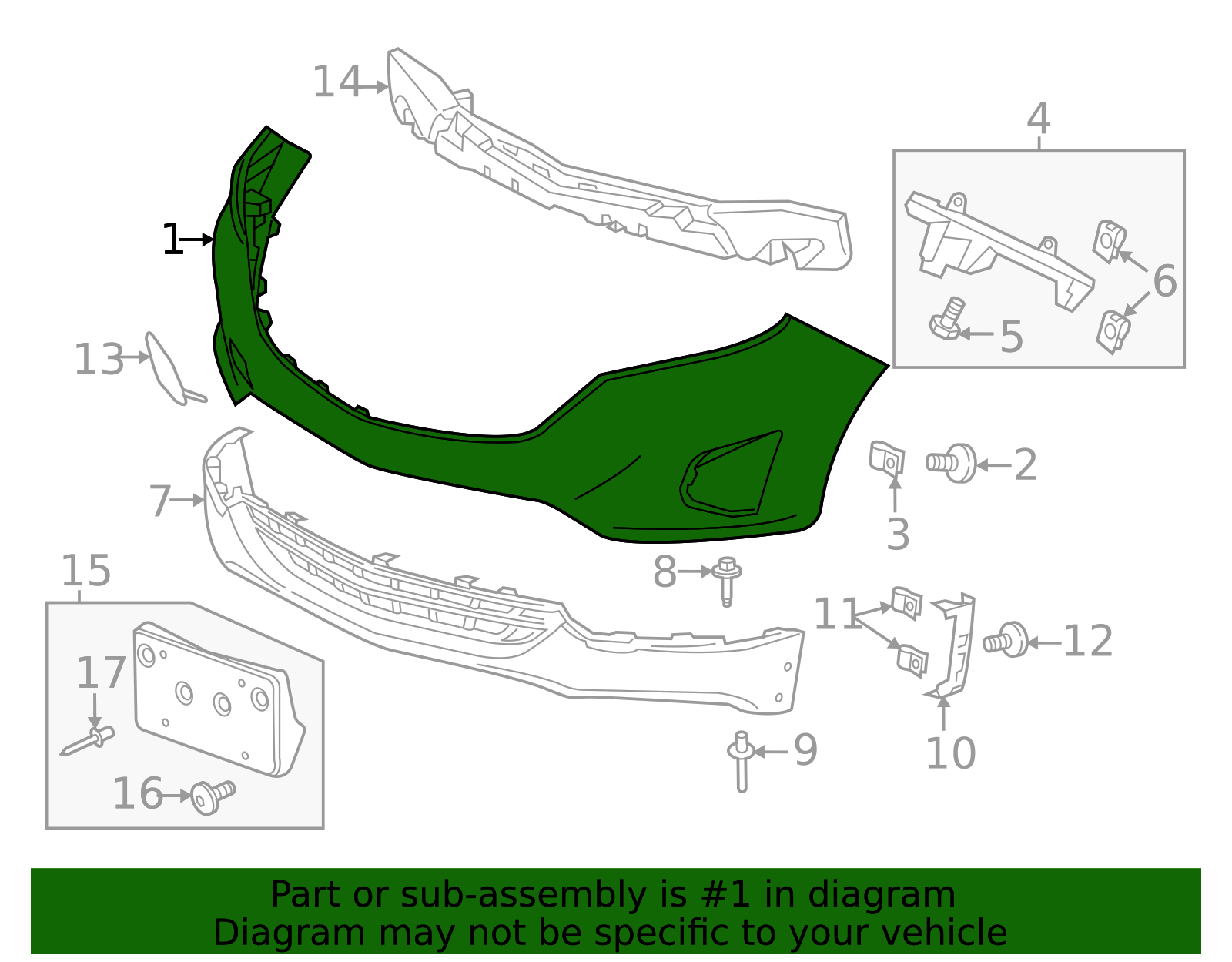 2018-2021 Chevrolet Equinox Front Bumper Upper Fascia 84385251 | Chevy ...