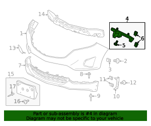 2018-2022 Chevrolet Equinox Front Passenger Side Bumper Fascia Guide ...