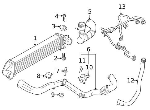 Intercooler for 2017 Ford Escape | Ford Parts Catalog