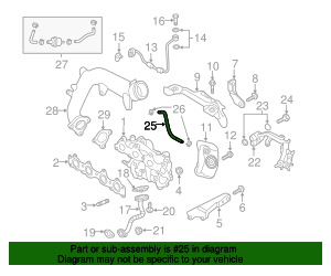 2017-2020 Hyundai Water Pipe 28288-2B710 | OEM Parts Online