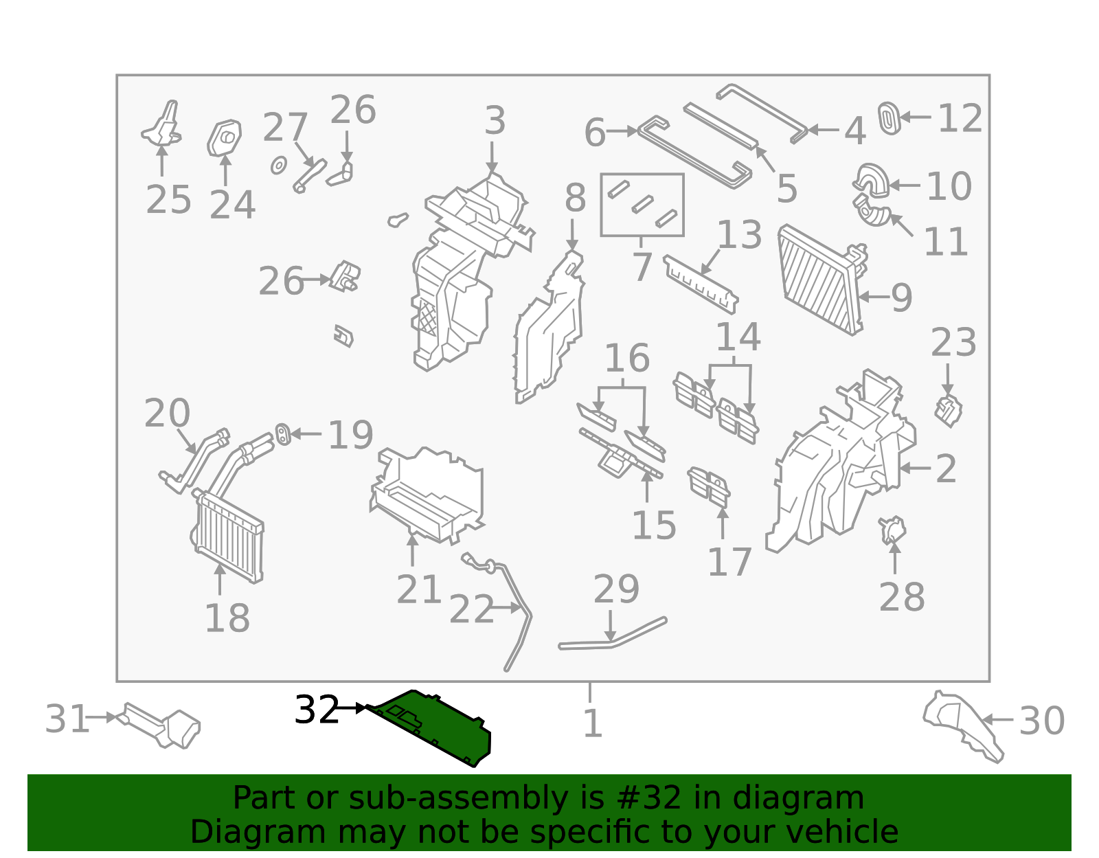 2021-2023 Hyundai Santa Fe Under Cover 97285-S2AA0 | QuirkParts