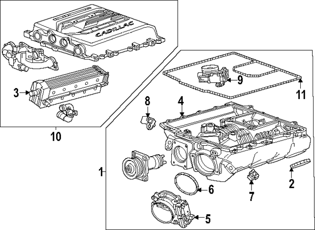 2017-2023 GM Fuel Injection Throttle Body 12673449 GM | GMPartsDirect.com