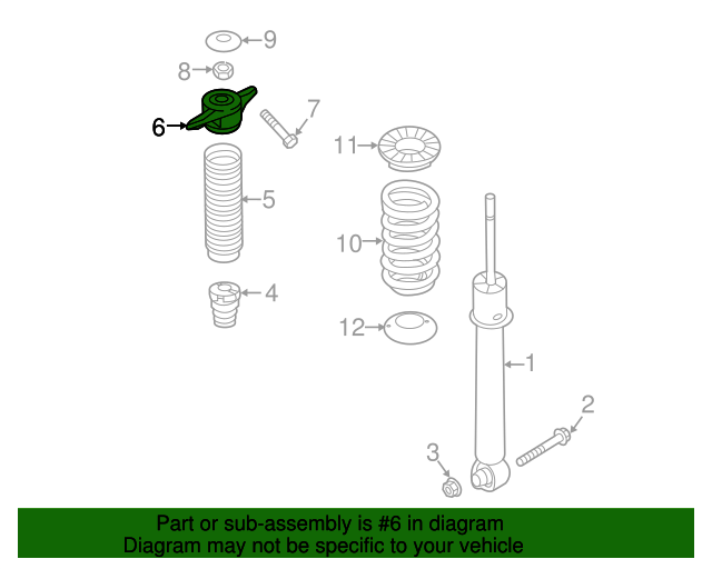 55330-C5050 - Upper Mount 2016-2020 Kia Sorento | Kia.Parts Store