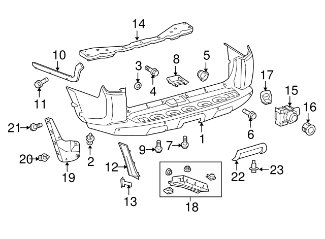 53724-35040 - Lower Deflector - 2014-2022 Toyota 4Runner | OEM Genuine ...