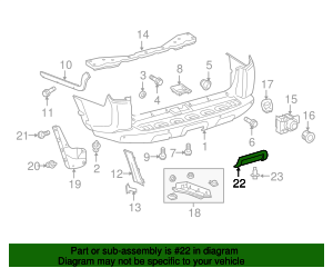 52151-35901 - Lower Extension - 2014-2020 Toyota 4Runner | nashuatoyota