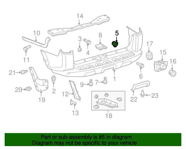 90189-06228 - Bumper Cover Grommet 2010-2022 Toyota | Longo Toyota Parts
