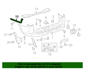 52155-35050 - Side Retainer - 2010-2021 Toyota 4Runner | Sparks Parts
