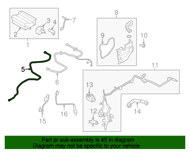 Genuine OEM Ford Part - Tube F2GZ-9D333-A | Genuine OEM Ford Parts ...