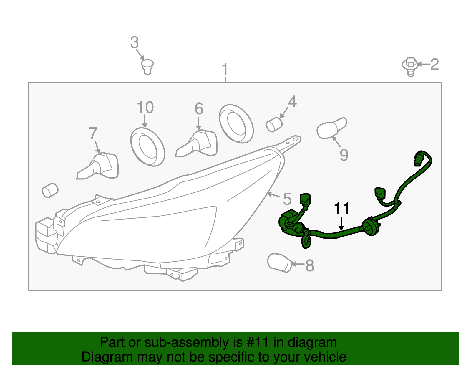 84981AL00A - Wire Harness - 2015-2017 Subaru | World OEM Parts Subaru
