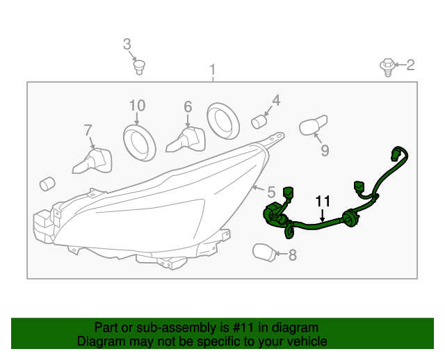 84981AL00A - Wire Harness - 2015-2017 Subaru | World OEM Parts Subaru