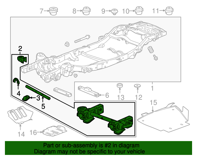 22907410 - OEM GM Front Section | GMPartsCenter.net | GM Parts Center