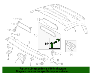 427-898-174 - Screen Mount Kit 2011-2015 Audi R8 | Audi OEM Parts