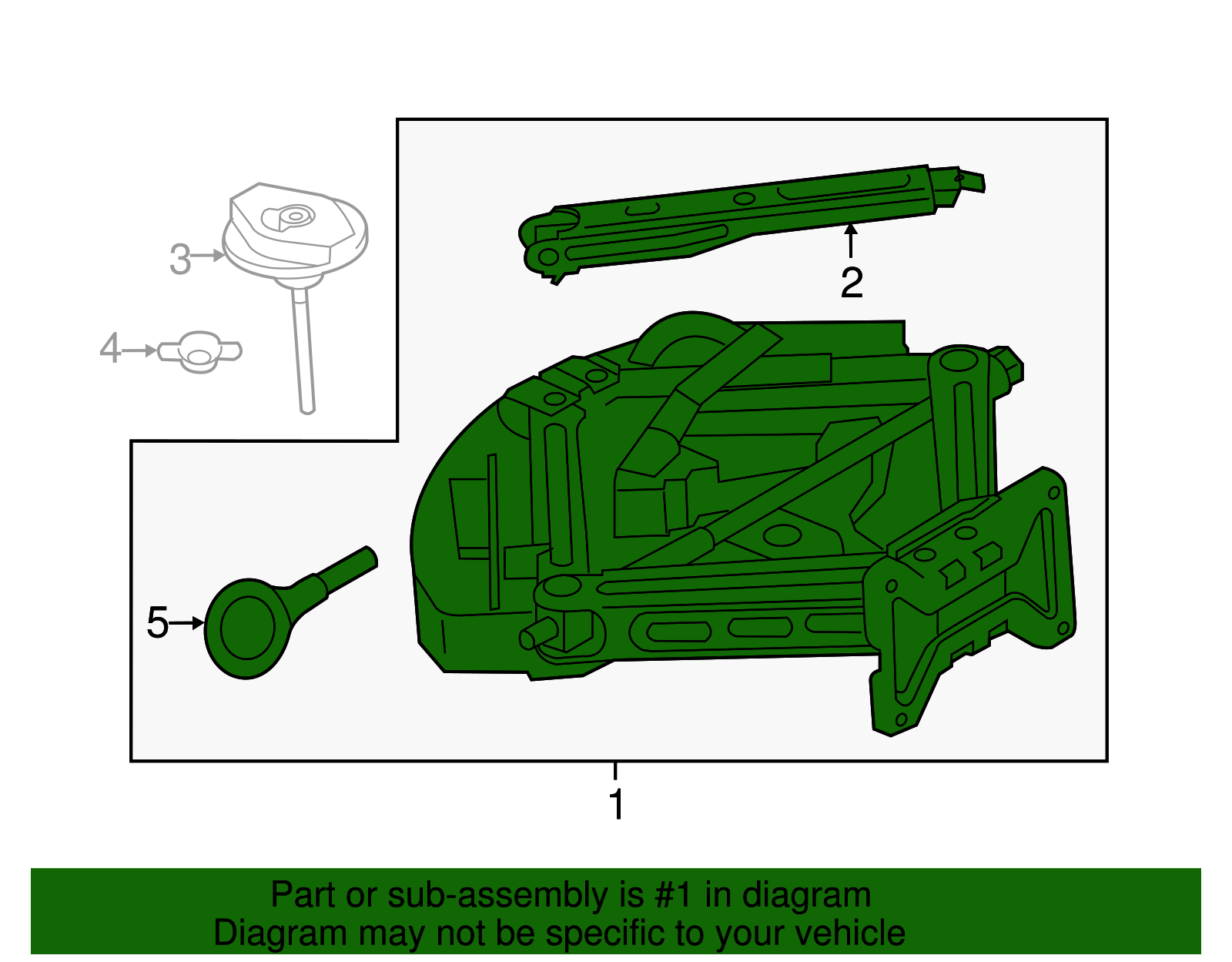 FB5Z-17080-B - Jack Assembly 2016-2018 Ford | Big 3 Auto Parts