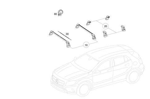 Roof Carrier Systems for 2020 Mercedes-Benz GLA 250 | Mercedes-Benz USA ...