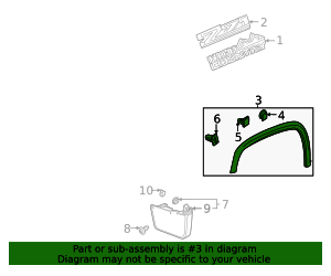 2020-2025 Chevrolet Molding (Replaces Part Number 84714203) 84899337 GM ...