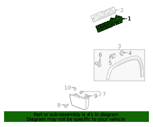 84358089 - Front Fender Marketing Name Plate 2020-2023 Chevrolet ...