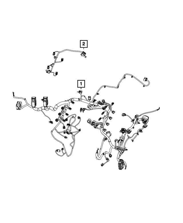2023-2024 Ram 1500 Classic Engine Wiring 68572350AC | Mopar.com ...