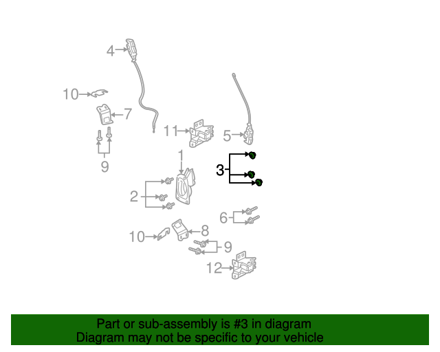 1996-2024 GM Multi-Purpose Nut 4.2X1.41X6.1 (THIS IS A SINGLE NUT. NOT ...