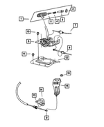 2003-2006 Jeep Wrangler Shift Cable 52109624AD | My Mopar Parts
