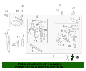 2013-2015 Lexus LX570 Deflector 53294-60140 | OEM Parts Online