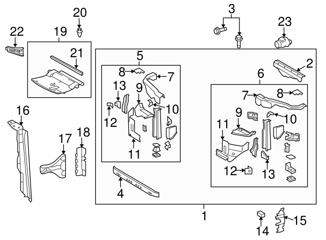 2016-2021 Lexus LX570 Vertical Support 53209-60180 | OEM Parts Online
