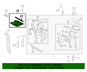 2016-2021 Lexus LX570 Sight Shield 53292-60160 | OEM Parts Online