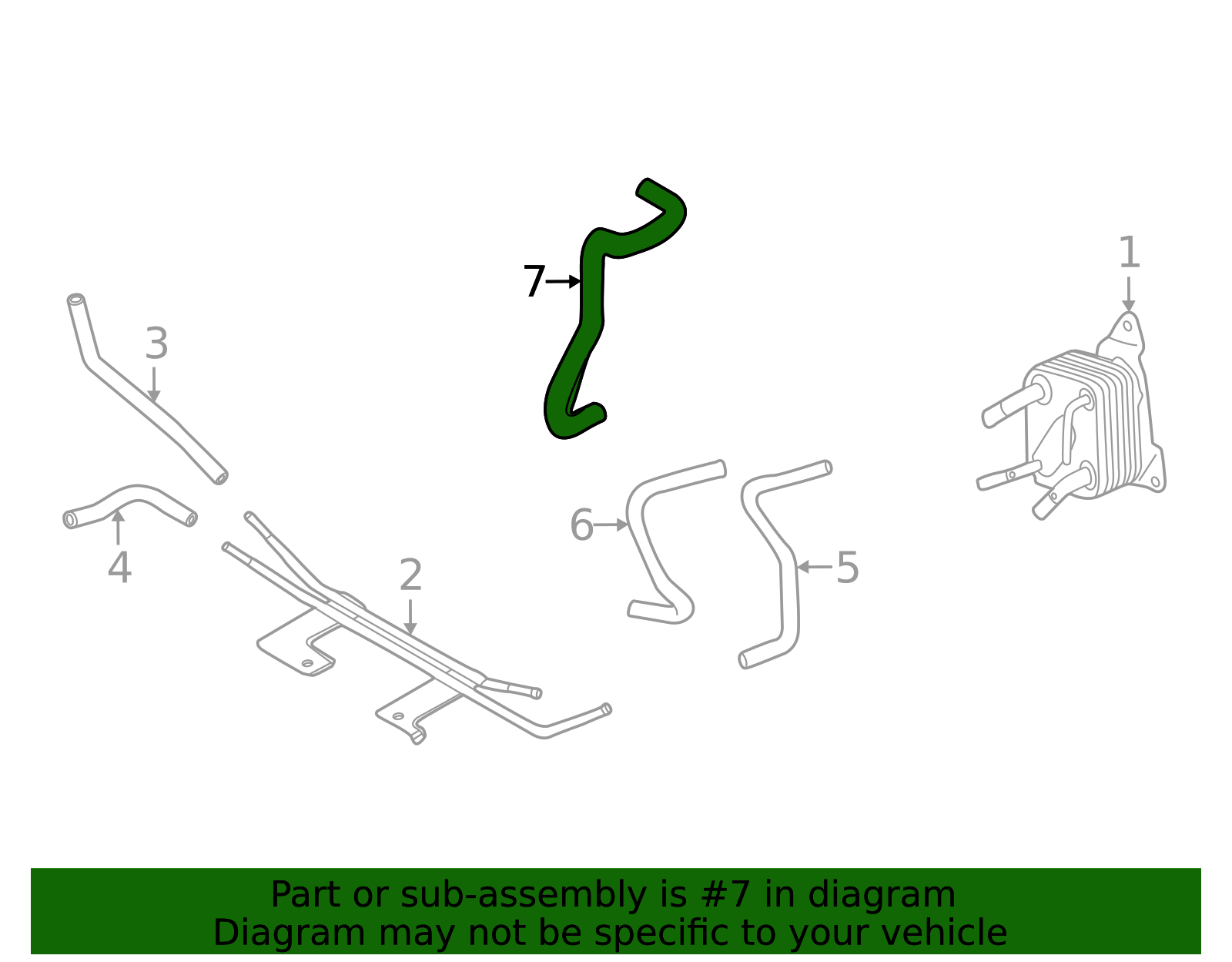 14055-6LY0A - Water Hose 2024-2025 Nissan Sentra | Nissan Parts ...