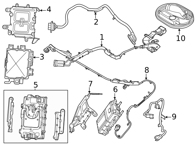 2020 Lincoln Aviator Connector Wire L1MZ-14A411-E | Eastgate Ford Parts CA