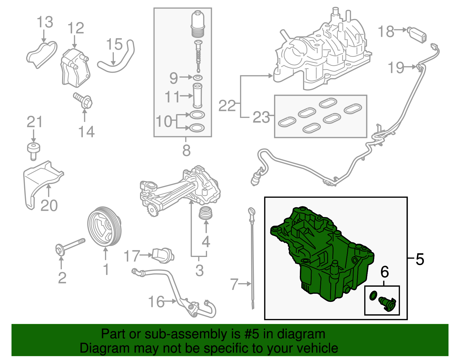 2018-2025 Ford F-150 Oil Pan ML3Z-6675-J | OEM Parts Online