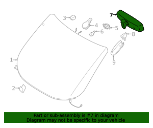 2014-2023 Ford Transit Connect Mirror Inside BU5Z-17700-M | OEM Parts ...