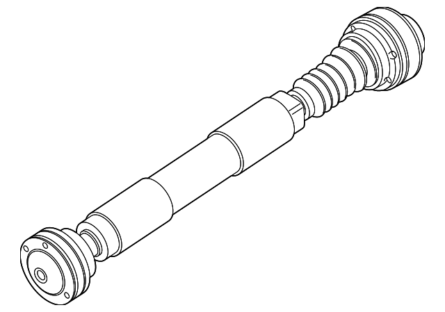 Genuine OEM Ford Part - Drive Shaft KB3Z-4A376-B | Genuine OEM Ford ...