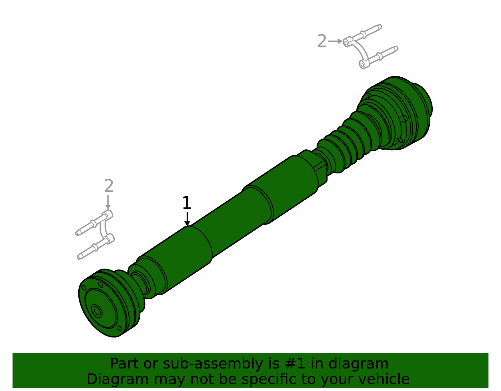 2019-2023 Ford Ranger Drive Shaft KB3Z-4A376-B | QuirkParts