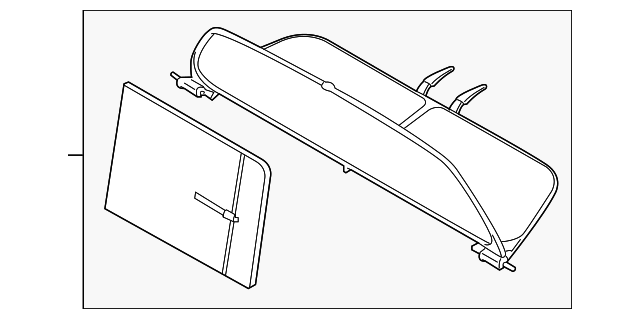 Genuine BMW 54-34-7-443-147 | G14 8 Series, F91 M8 Wind Deflector ...