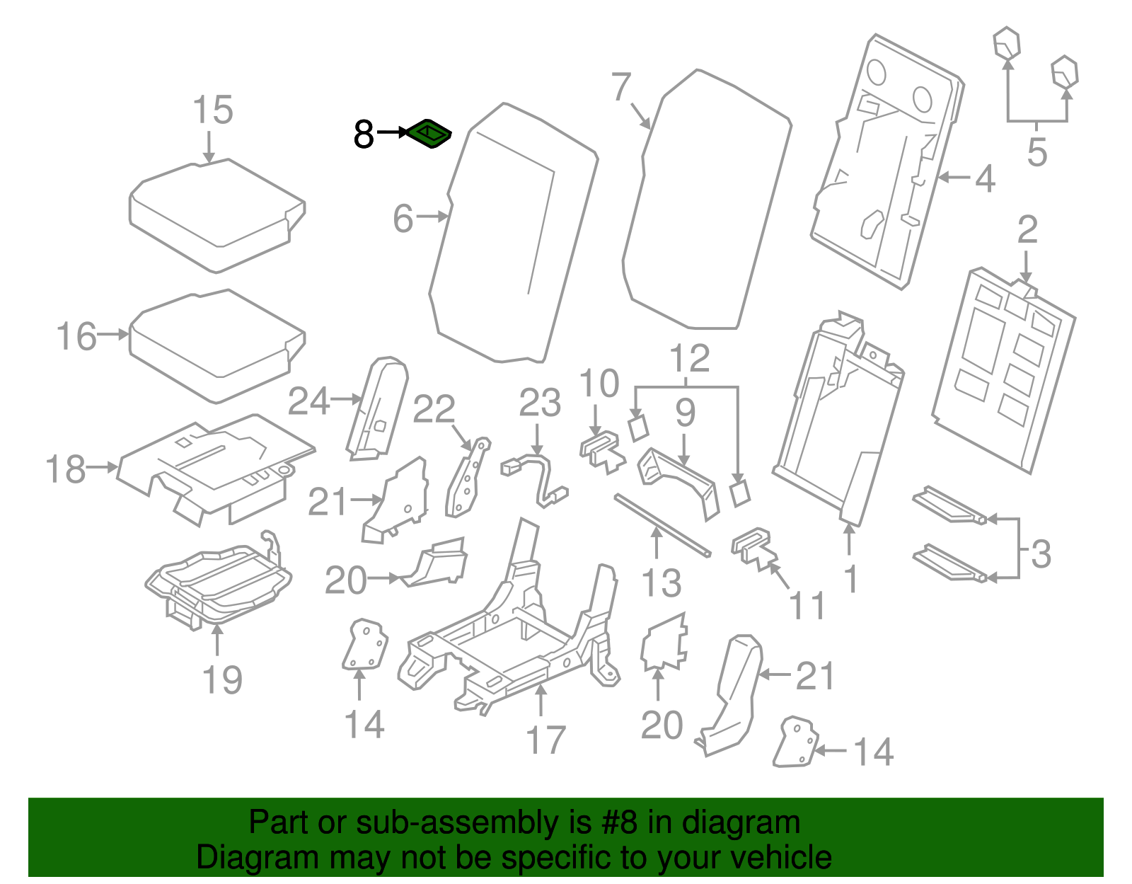 2016-2019 Nissan Seat Belt Guide 88846-EZ00A | Team Nissan Inc.