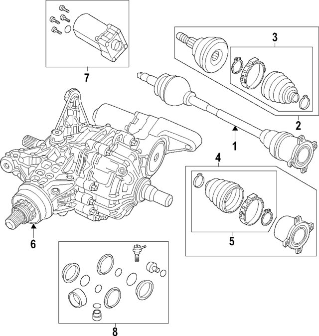 2015-2021 Jeep Renegade Seal Kit 68267923AA | TascaParts.com