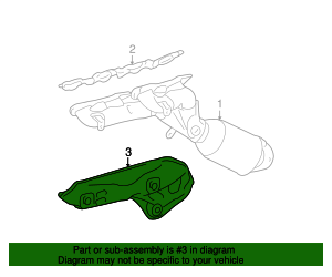 2008-2020 Lexus Heat Shield 17167-38100 | OEM Parts Online
