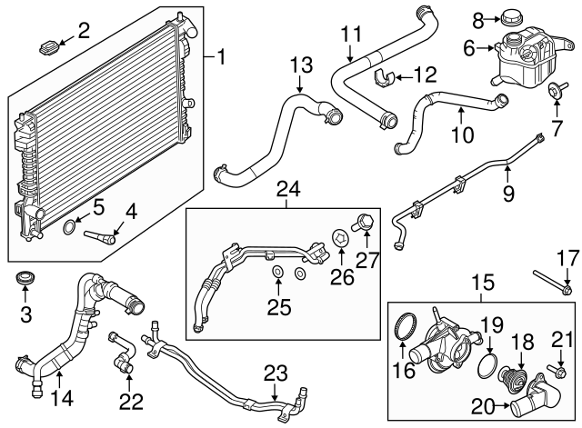 BB5Z-8A519-H - Outlet Tube 2013-2019 Ford Police Interceptor Utility ...