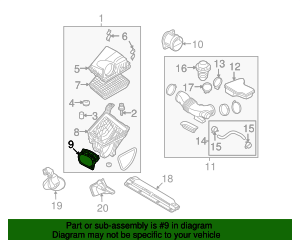 2009-2012 Hyundai Air Valve 28116-3M100 | OEM Parts Online