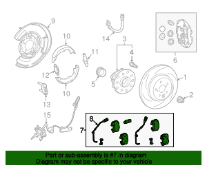 2015-2021 Lexus Brake Pads Rear 04466-0W070 | OEM Parts Online
