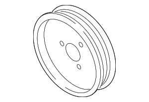 Genuine BMW 32-42-7-545-298 | Power Steering Pump Pulley | FREE ...