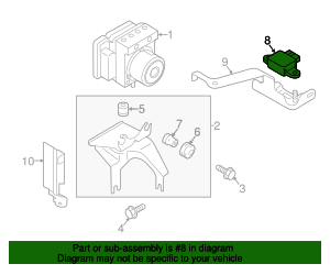47930-JG200 - Suspension Yaw Sensor 2008-2017 Nissan | AutoNation Parts