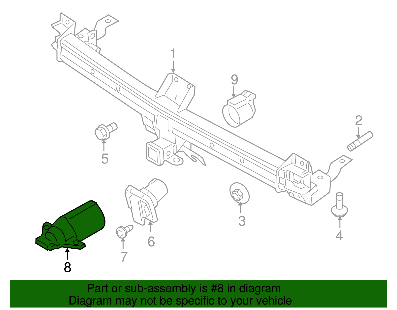 F4TZ-14489-M - Wire Connector 2003-2024 Ford | Big 3 Auto Parts